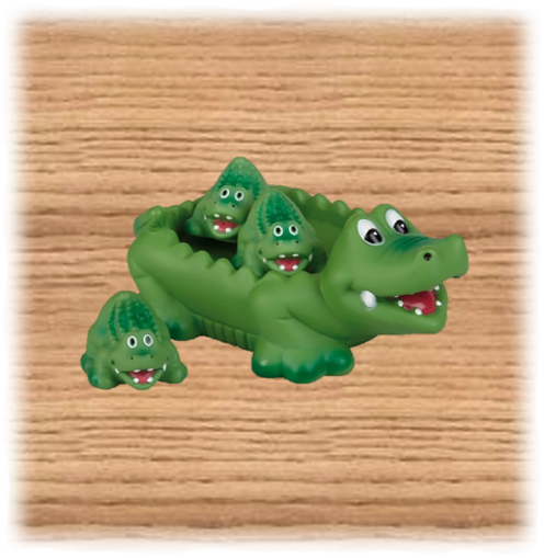 Deluxe Base Crocodile Bath Set | Croc Shop Ltd